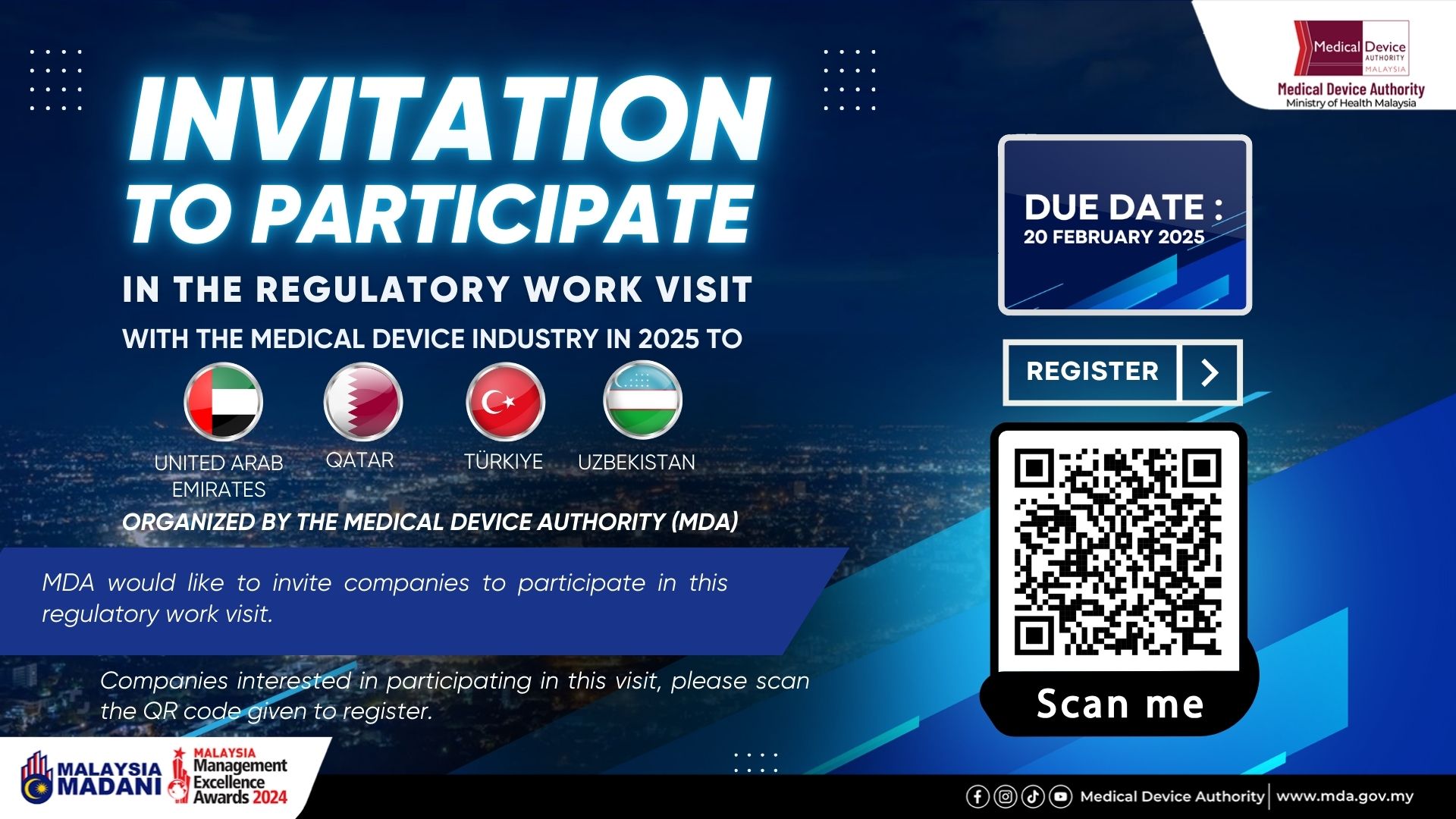 Official Portal of Medical Device Authority (MDA) Malaysia