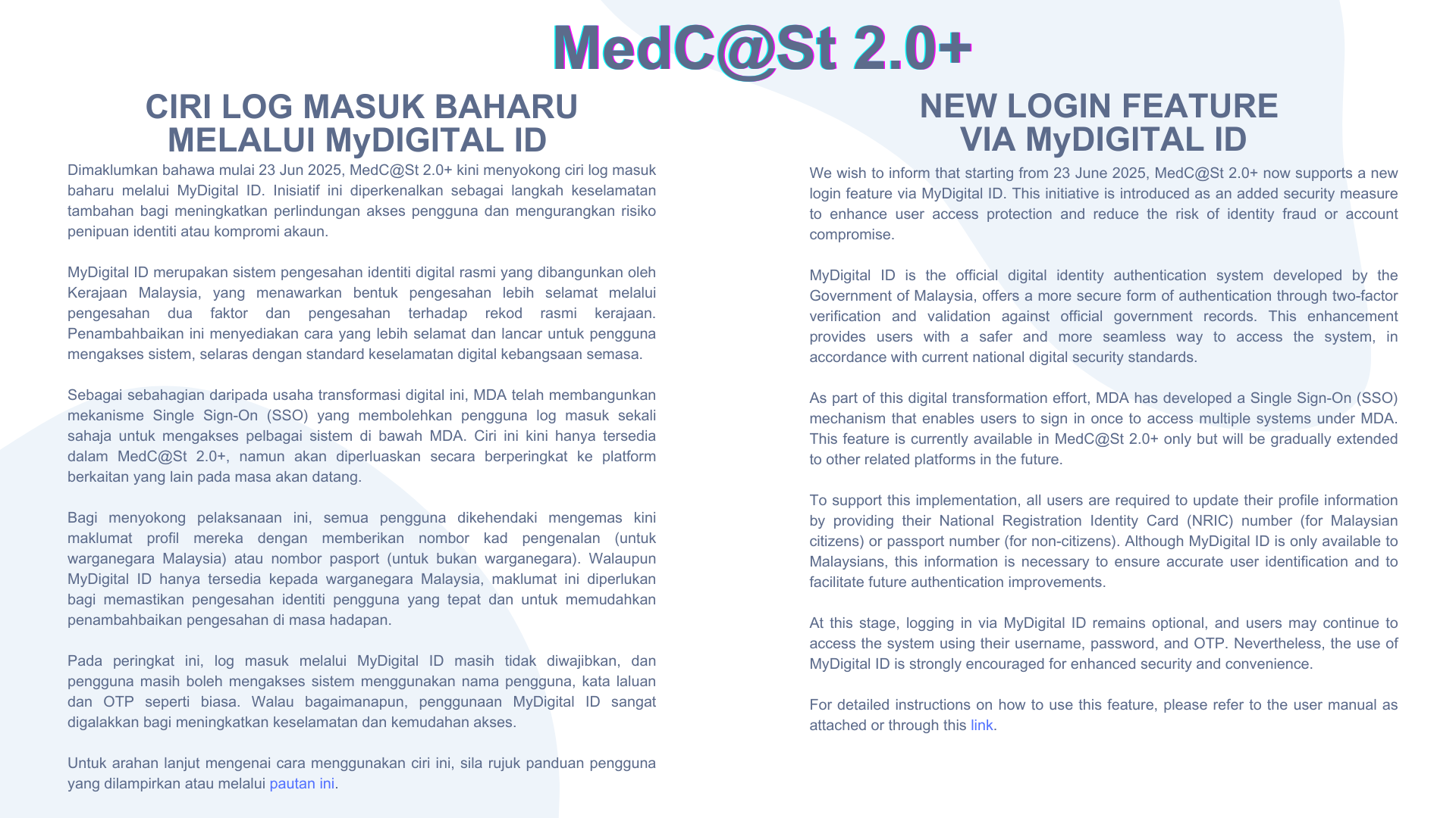 Official Portal of Medical Device Authority (MDA) Malaysia